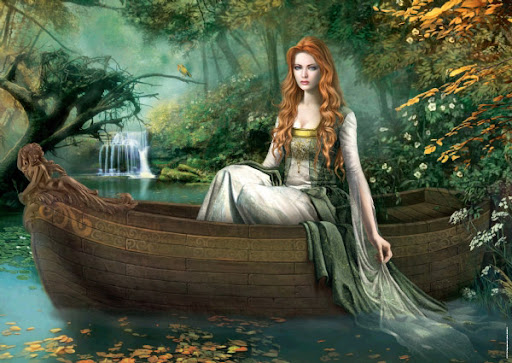 CRIANDO VIDA: A DAMA DO LAGO/A SENHORA DE AVALON/A GUARDIÃ DE EXCALIBUR...